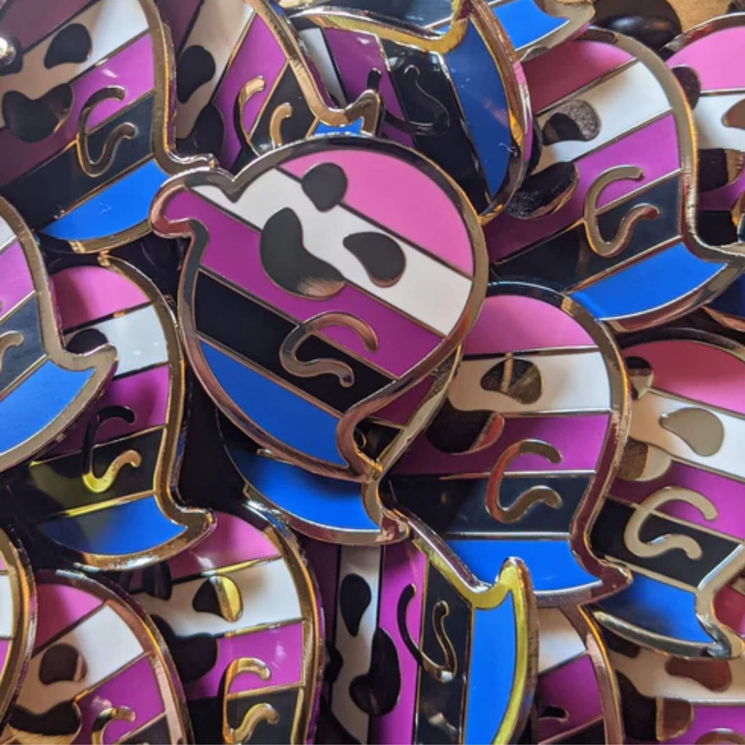 Aromantic Pride Rainbow Enamel Pin - PRIDE MODE